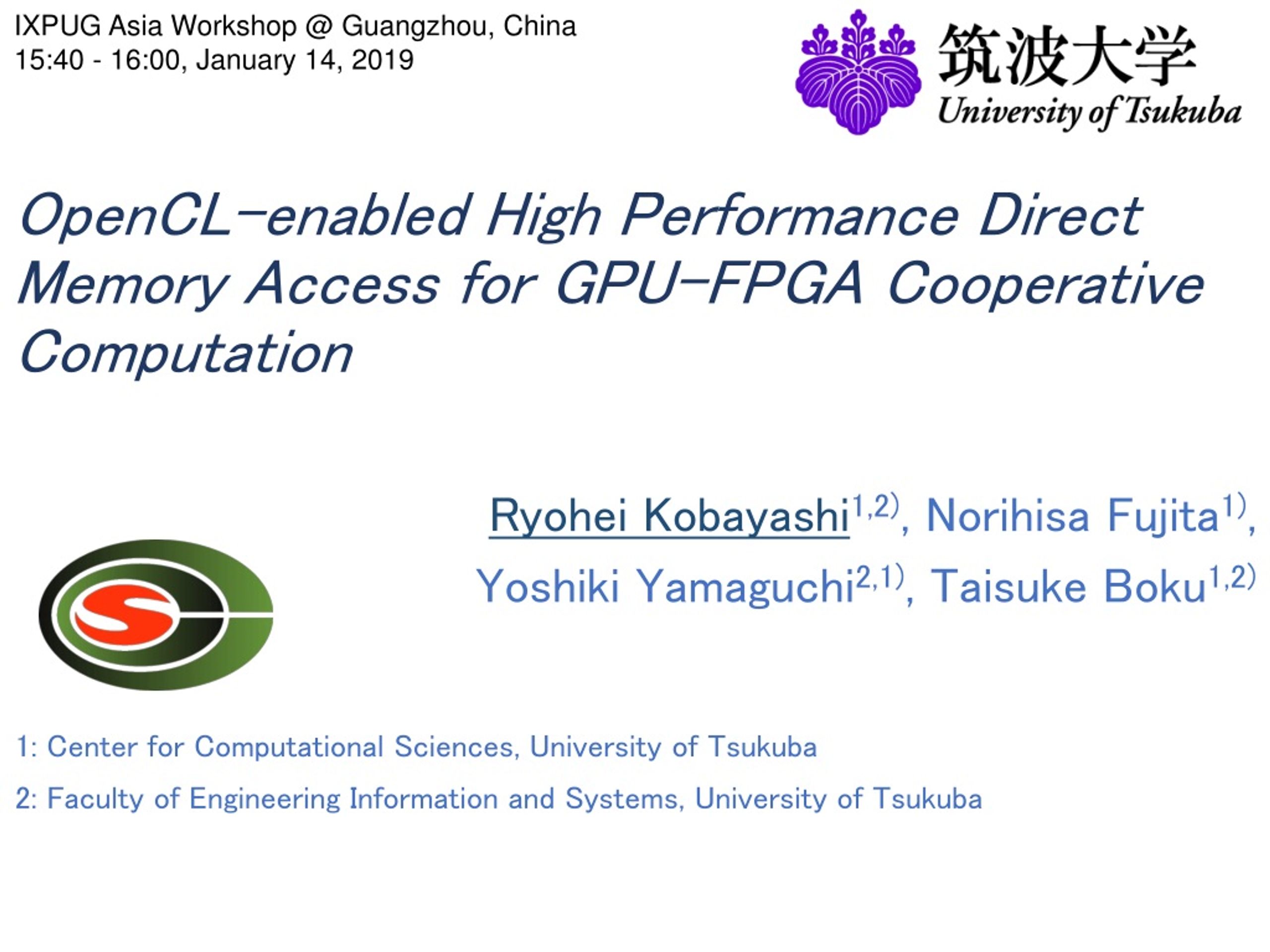 Ppt Enabling Gpu Fpga Co Design With Opencl In High Performance Computing Powerpoint