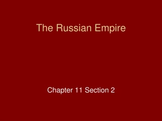 PPT - The Russian Empire PowerPoint Presentation, free download - ID ...