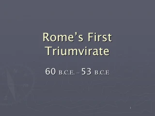 PPT - The First Triumvirate PowerPoint Presentation, free download - ID ...