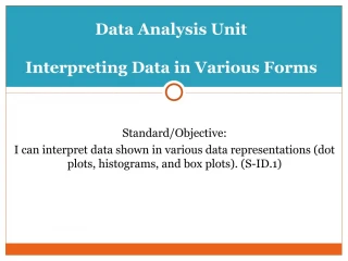 PPT - Unit 6: Analyzing and interpreting data PowerPoint Presentation ...