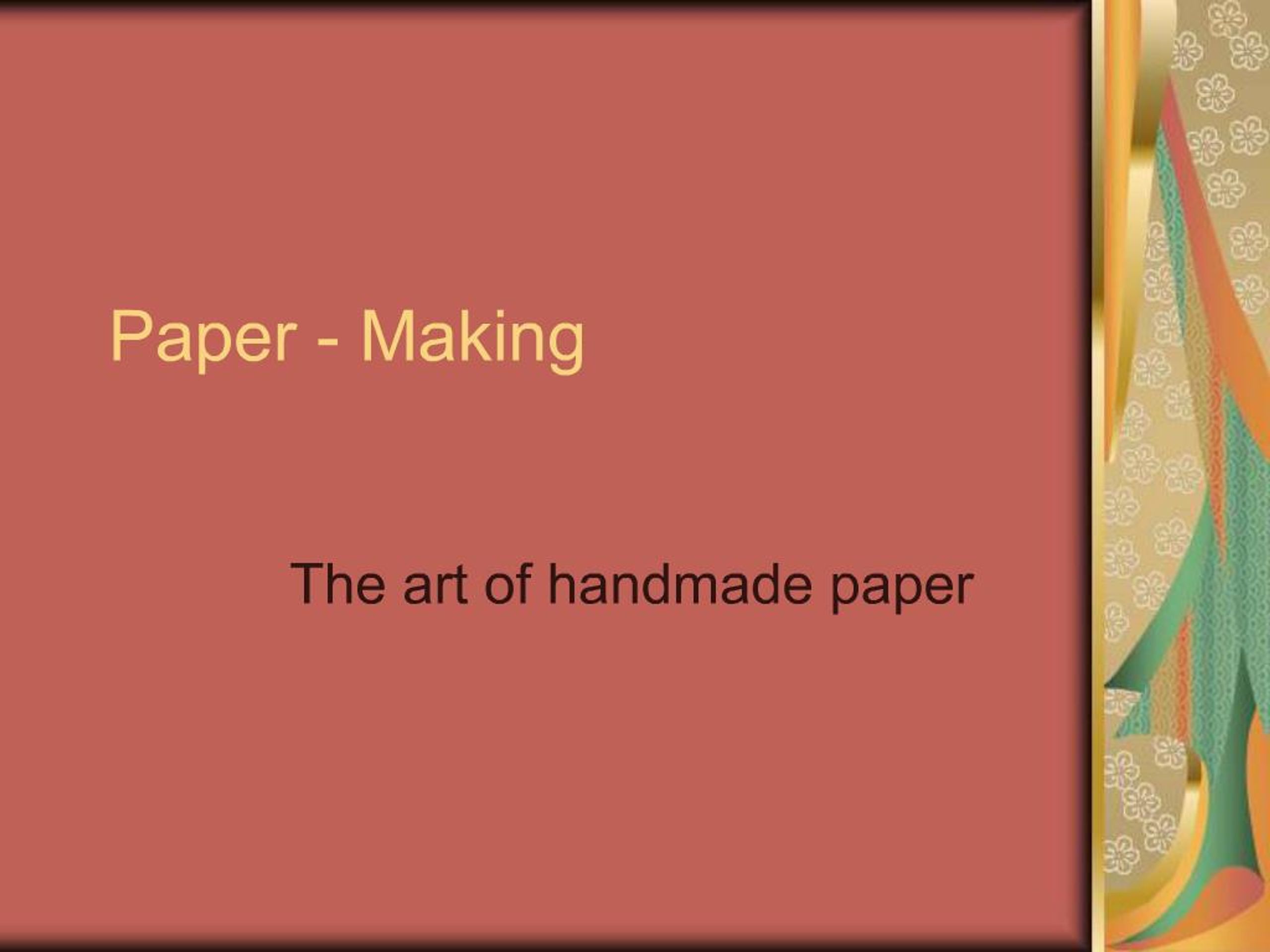 PPT - Paper - Making PowerPoint Presentation, free download - ID:910393