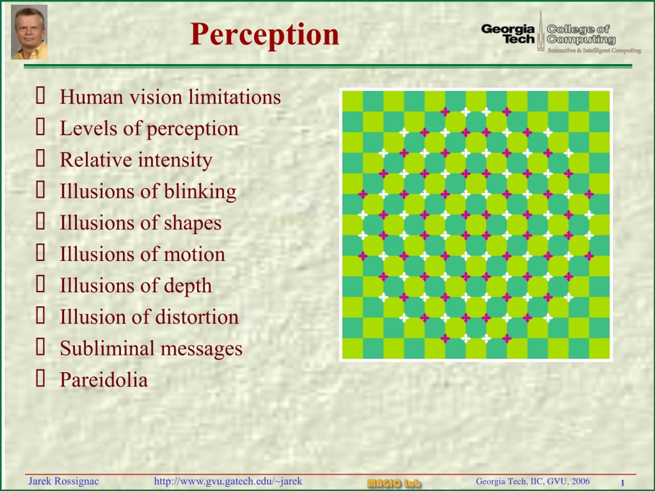 PPT - Human Vision and Perception for Effective Graphics Communication ...