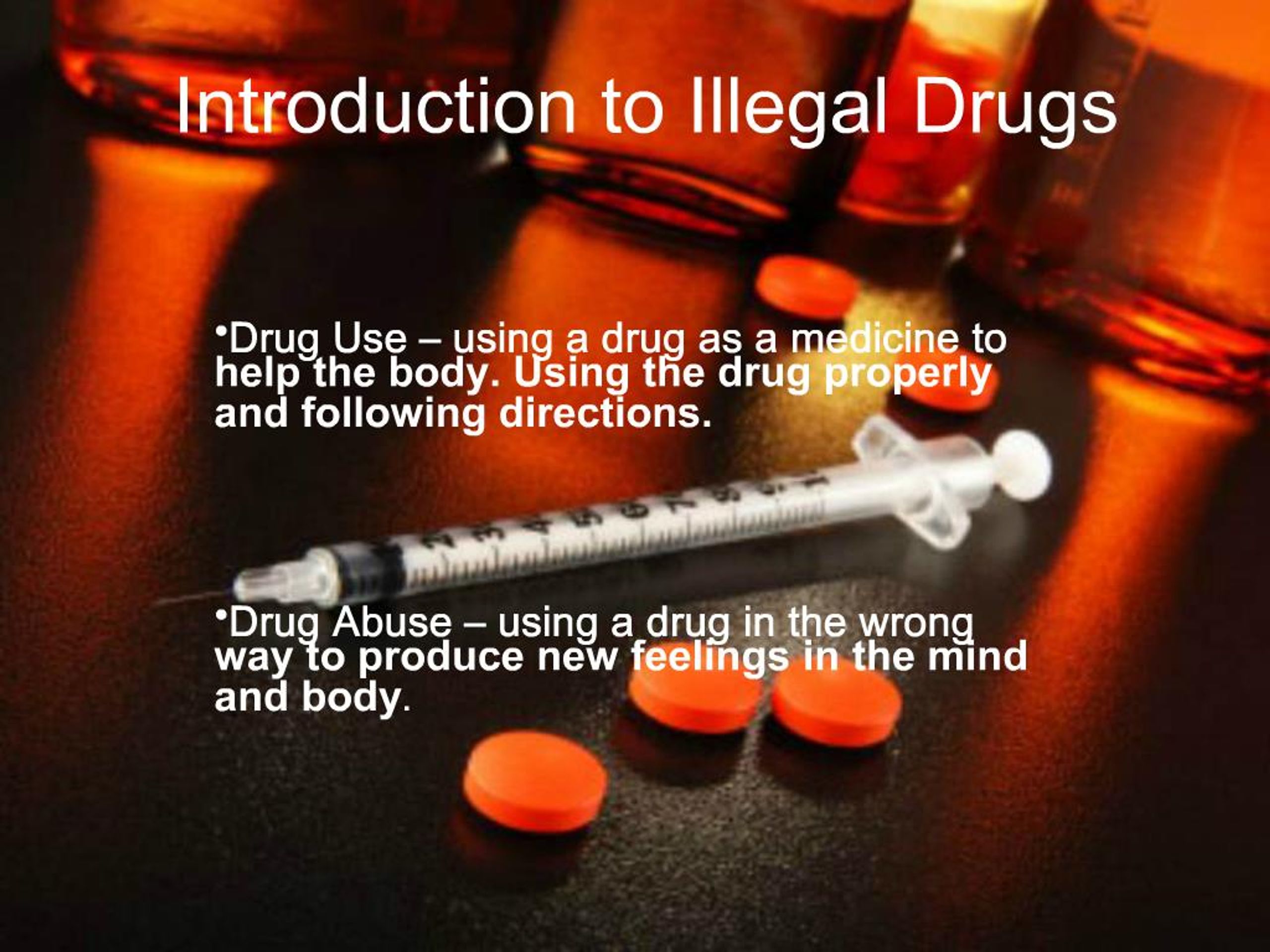 PPT - Introduction to Illegal Drugs PowerPoint Presentation, free ...