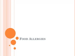 PPT - Food Allergies PowerPoint Presentation, free download - ID:1040162