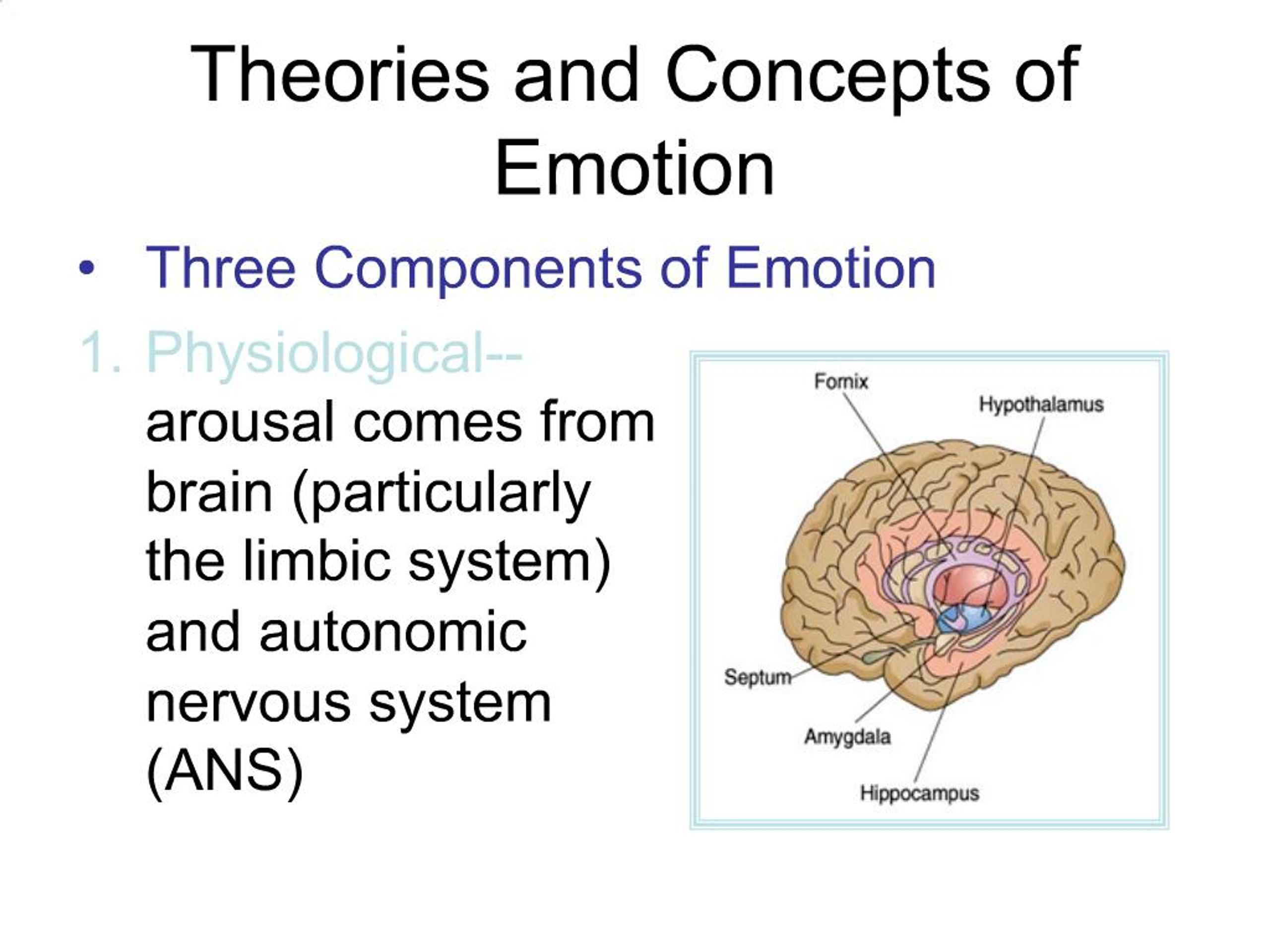 PPT - Theories and Concepts of Emotion PowerPoint Presentation, free ...