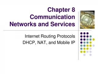 PPT - Chapter 1 Communication Networks and Services PowerPoint ...