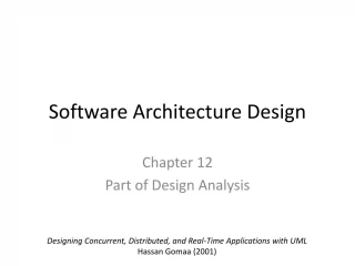PPT - DESIGN OF SOFTWARE ARCHITECTURE PowerPoint Presentation, free ...