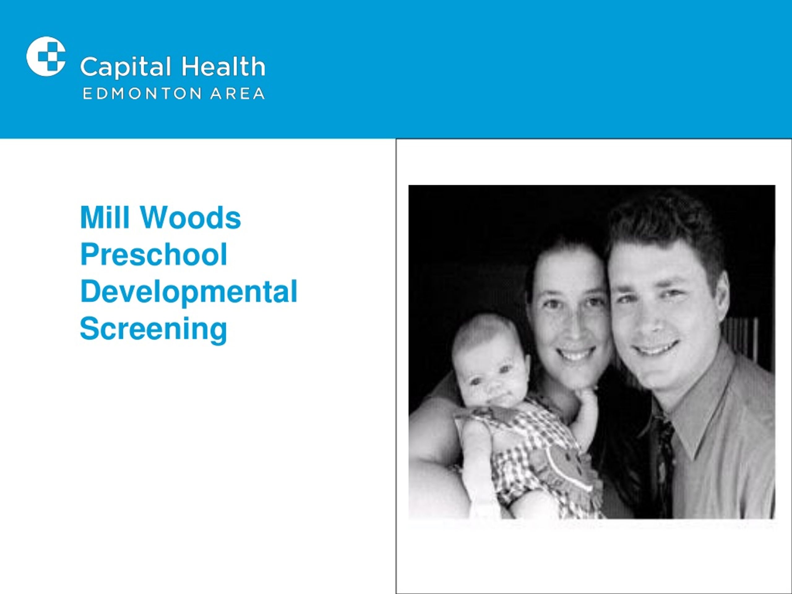 PPT - Mill Woods Preschool Developmental Screening PowerPoint ...