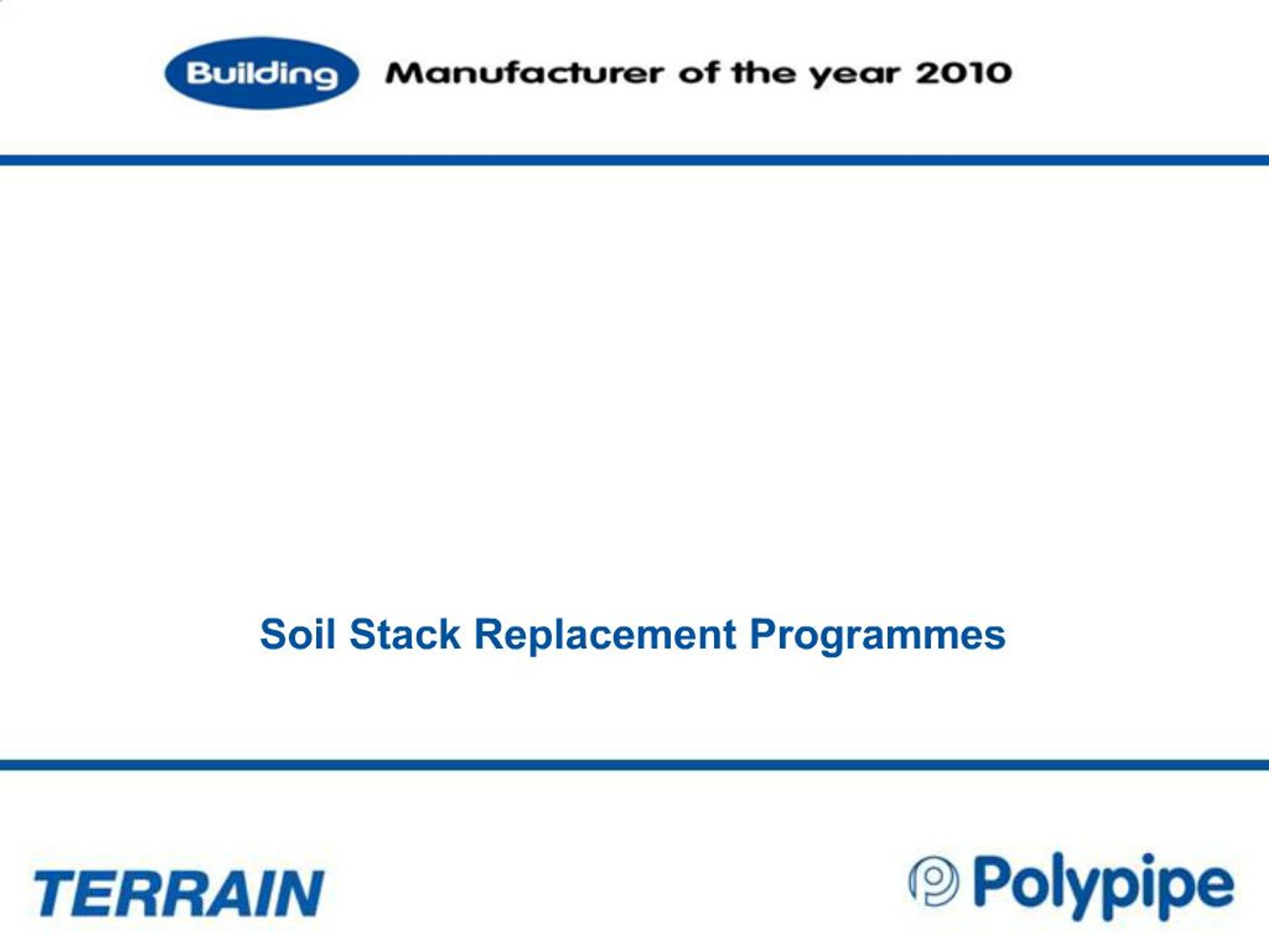 PPT - Soil Stack Replacement Programmes PowerPoint Presentation, free ...