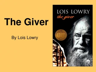 PPT - The Giver PowerPoint Presentation, free download - ID:2834024