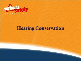 PPT - Hearing Conservation Training PowerPoint Presentation, free ...