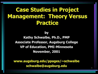 PPT - Project Management: Case Studies PowerPoint Presentation, free ...