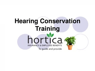 PPT - HEARING CONSERVATION TRAINING PowerPoint Presentation, free ...