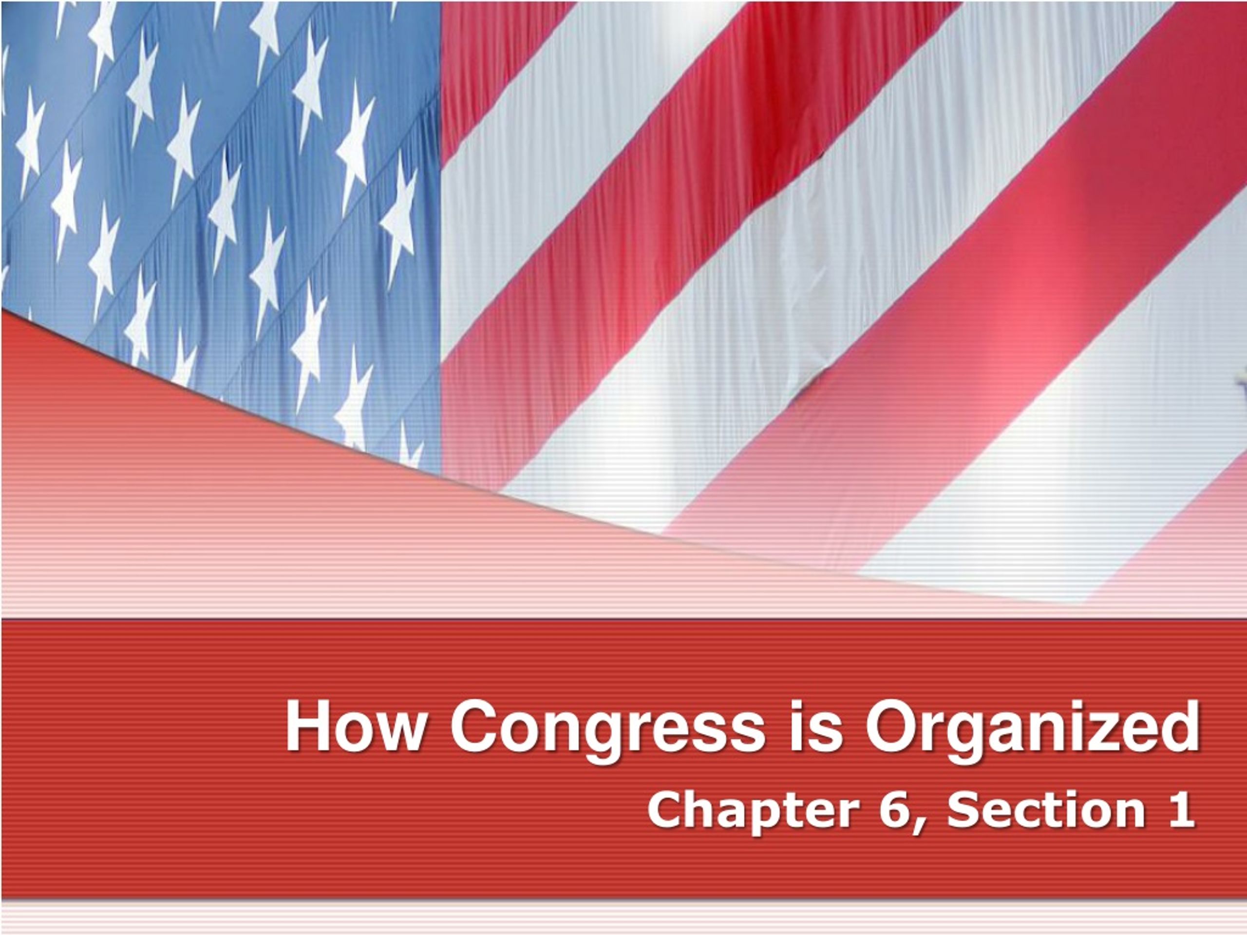PPT - How Congress Is Organized PowerPoint Presentation, free download ...