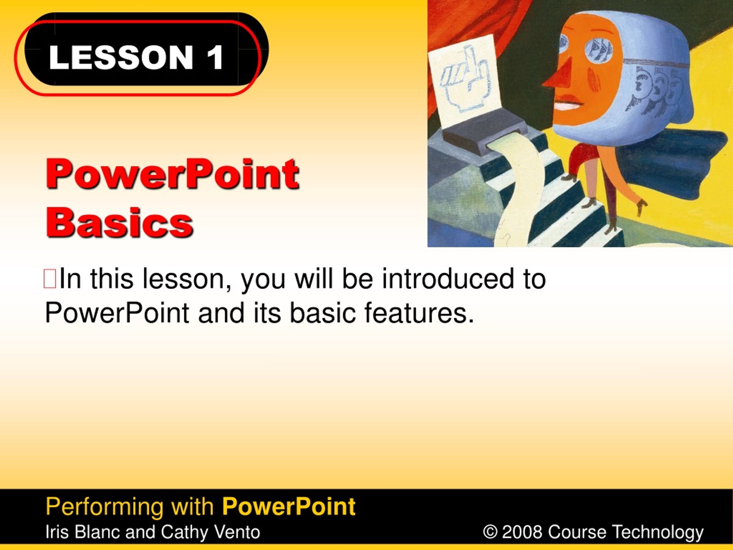 PPT - PowerPoint Basics: Introduction & Navigation | Lesson 1 ...