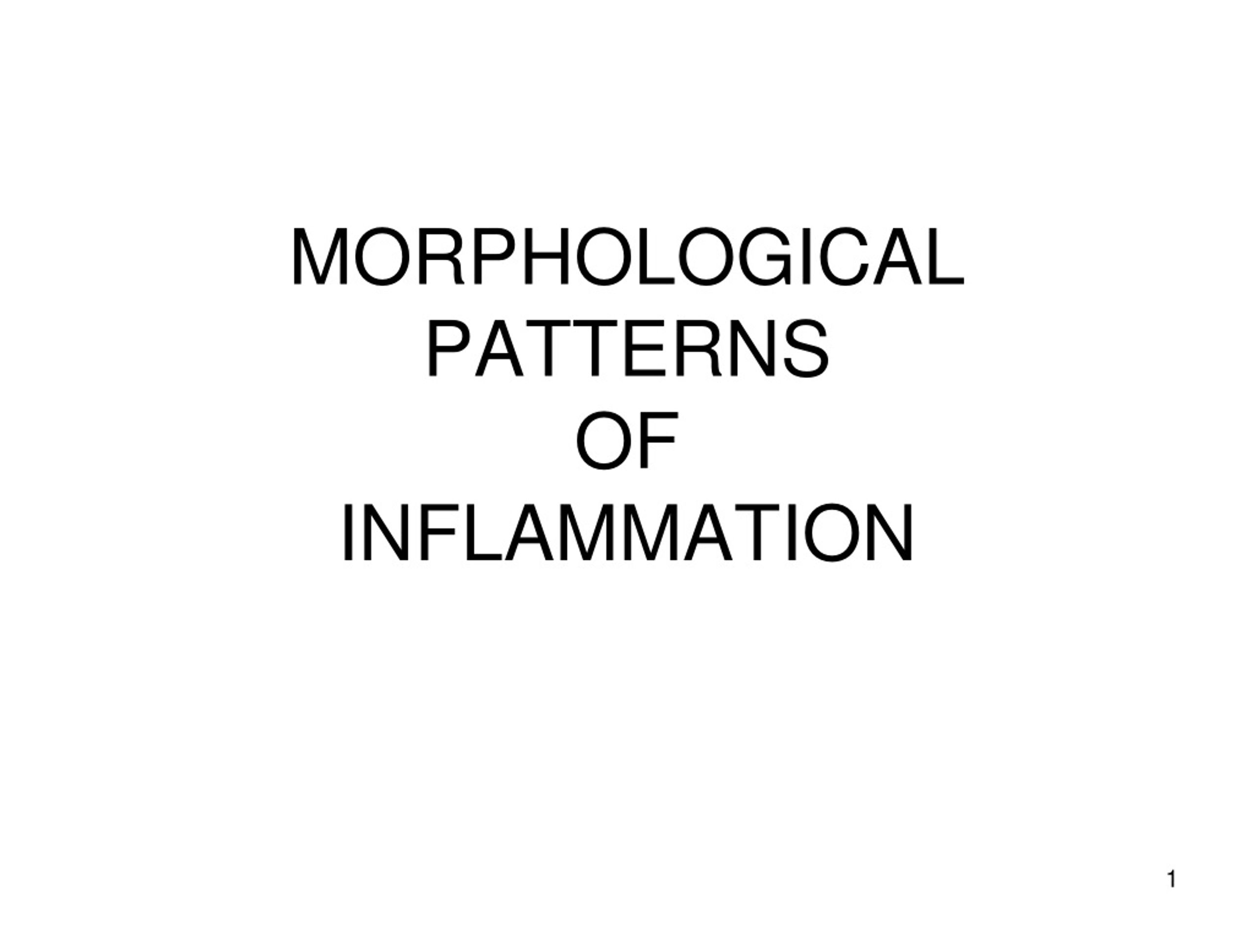 PPT - Inflammatory Patterns and Exudates in Acute Inflammation ...
