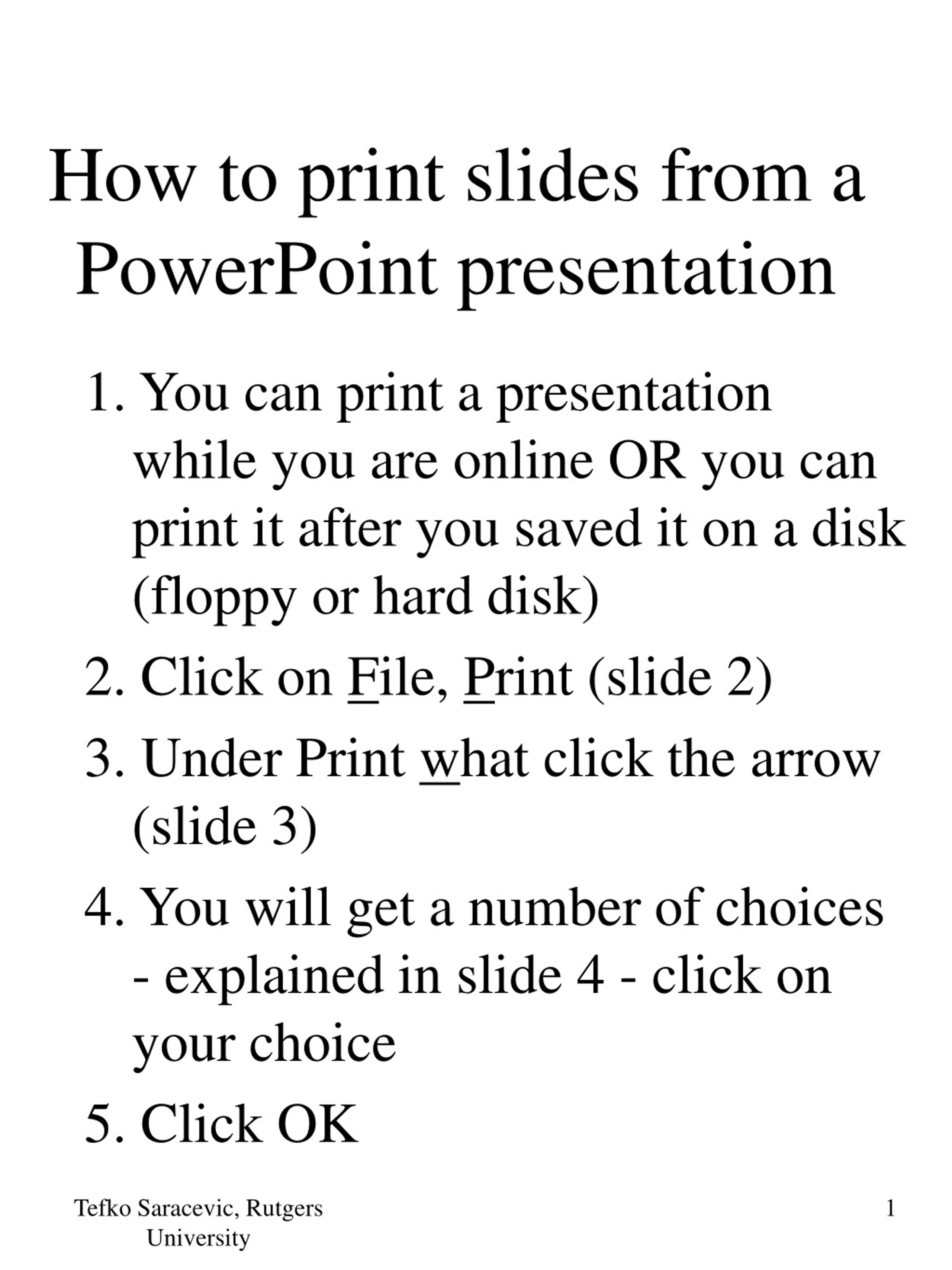 PPT - How to Print Slides from PowerPoint: Step-by-Step Guide ...