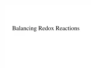 PPT - Electrochemistry Lesson 5 Balancing Half Reactions PowerPoint ...