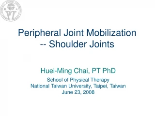 PPT - Joint Mobilization PowerPoint Presentation, free download - ID ...