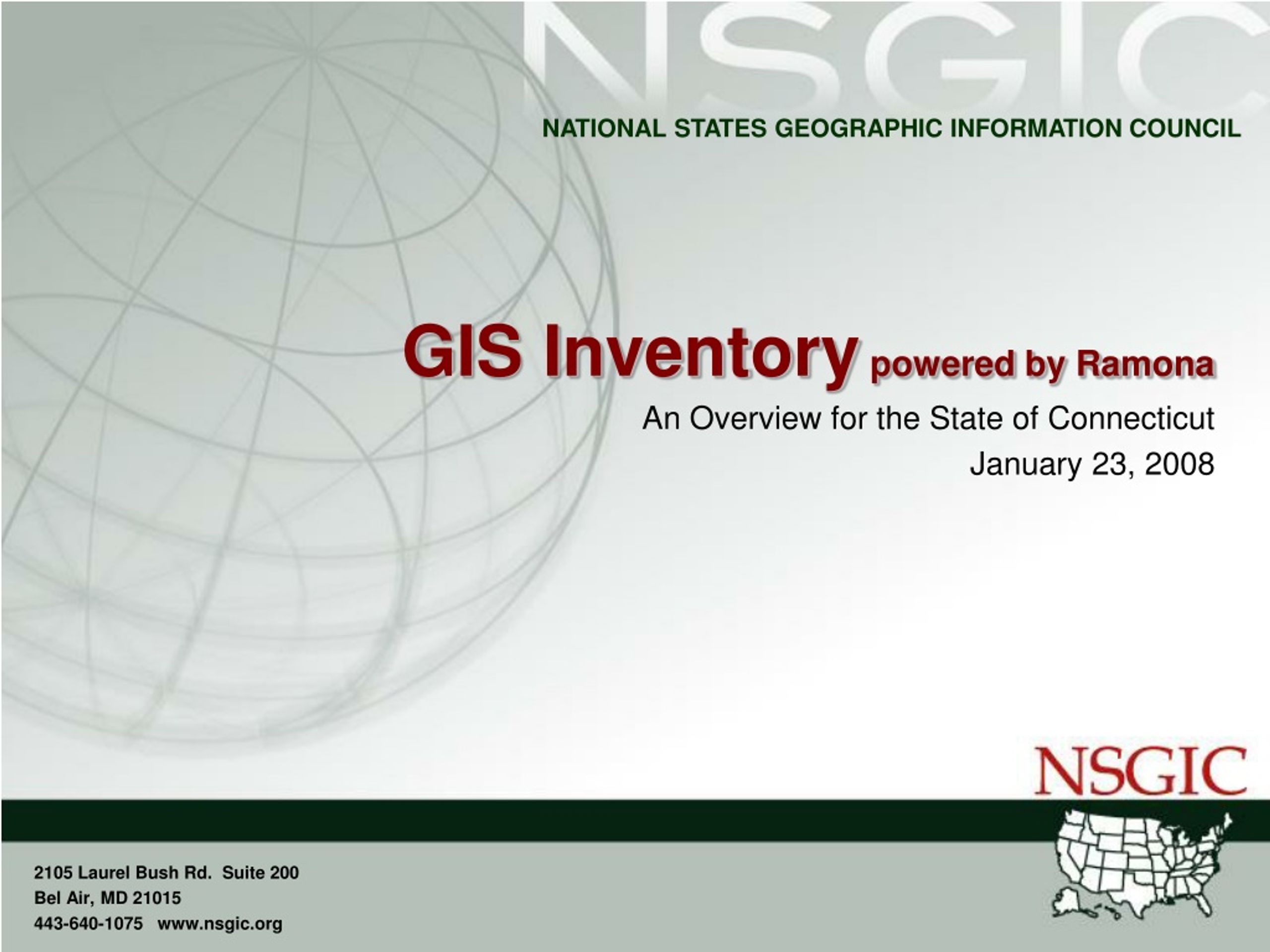 PPT - GIS Inventory powered by Ramona PowerPoint Presentation, free ...
