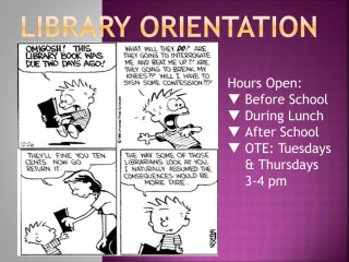 PPT - Library Orientation PowerPoint Presentation, free download - ID ...