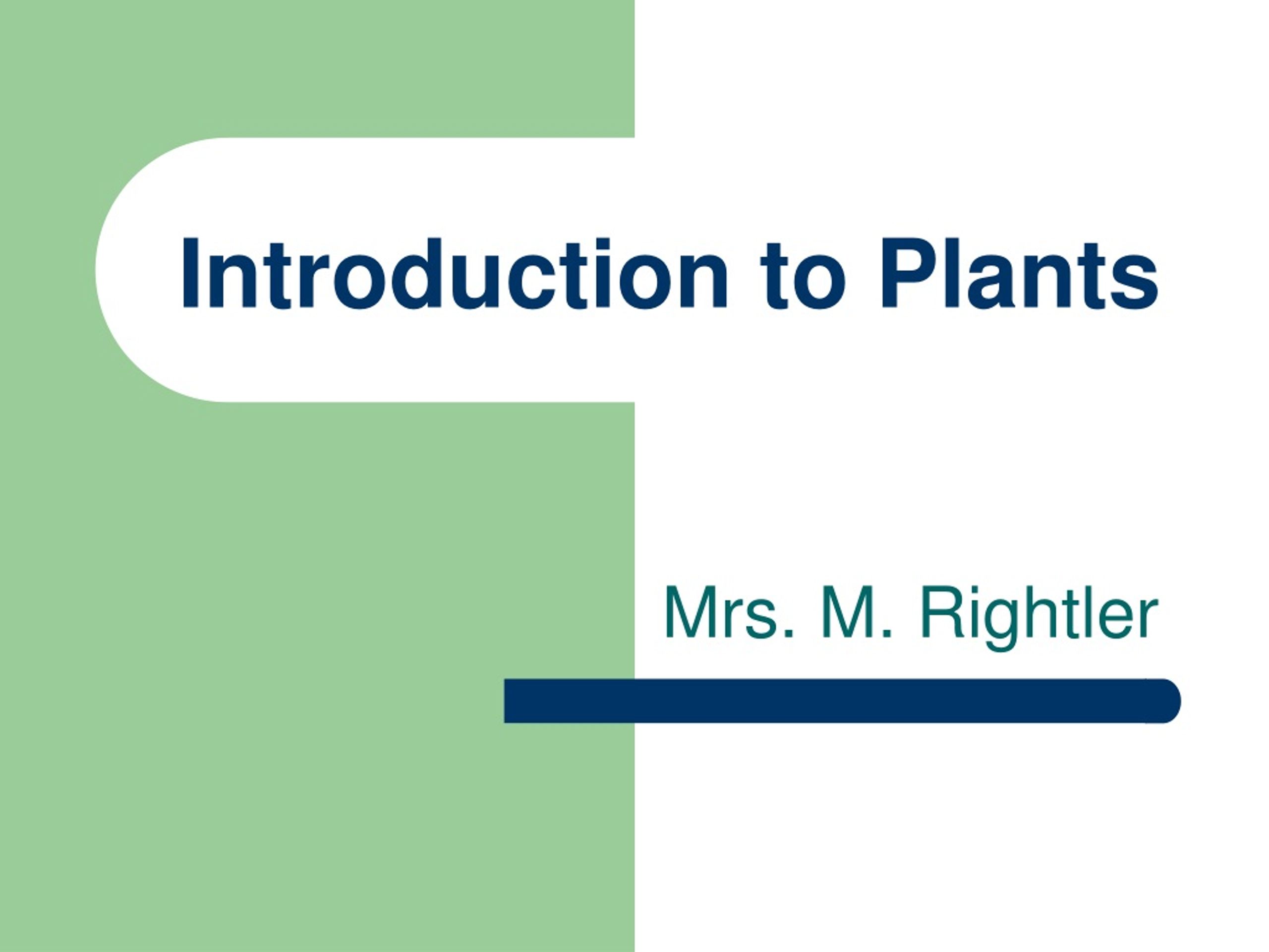 PPT - Introduction to Plants PowerPoint Presentation, free download ...
