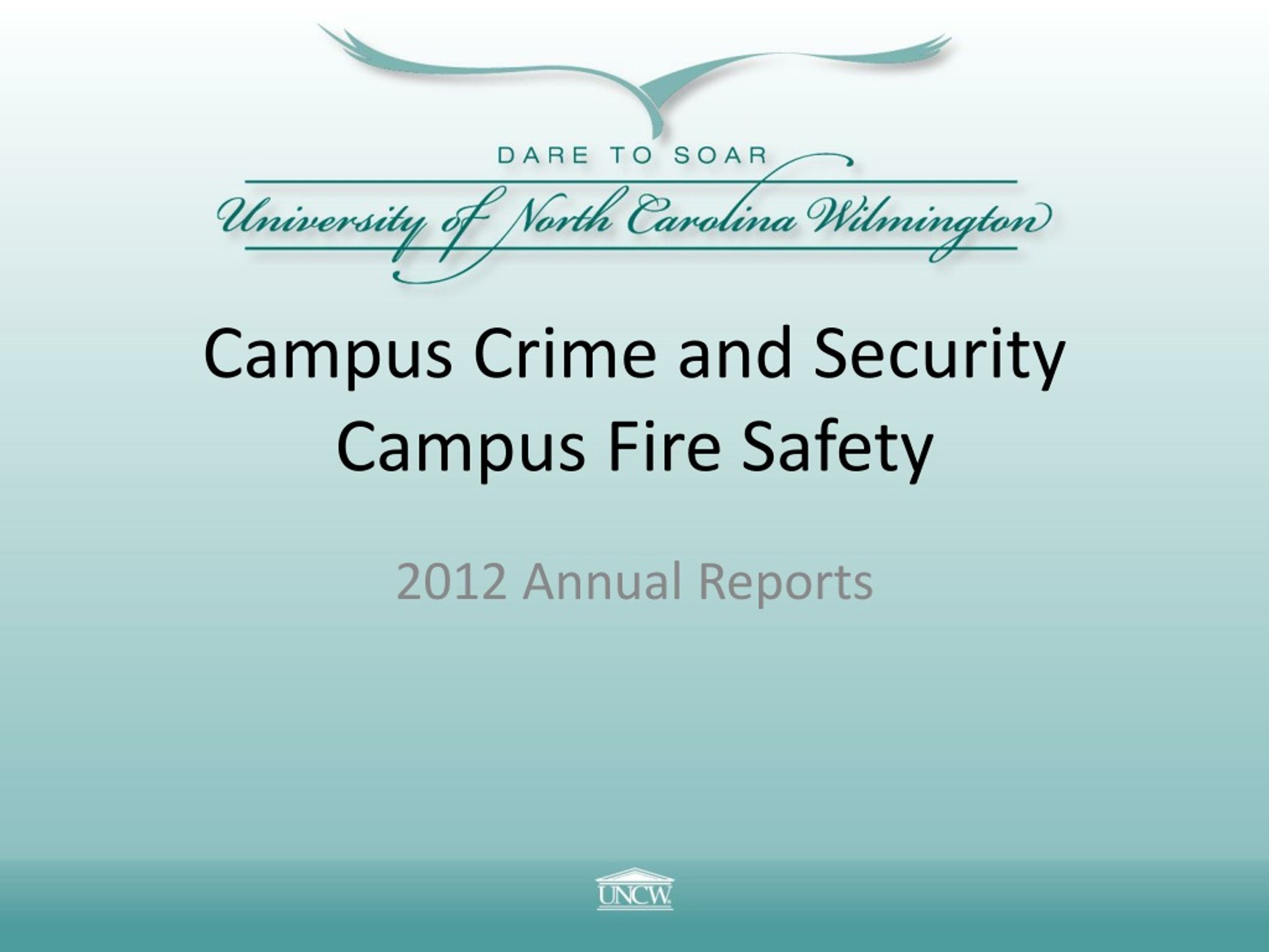 PPT - Campus Safety and Security: 2012 Reports Overview PowerPoint ...