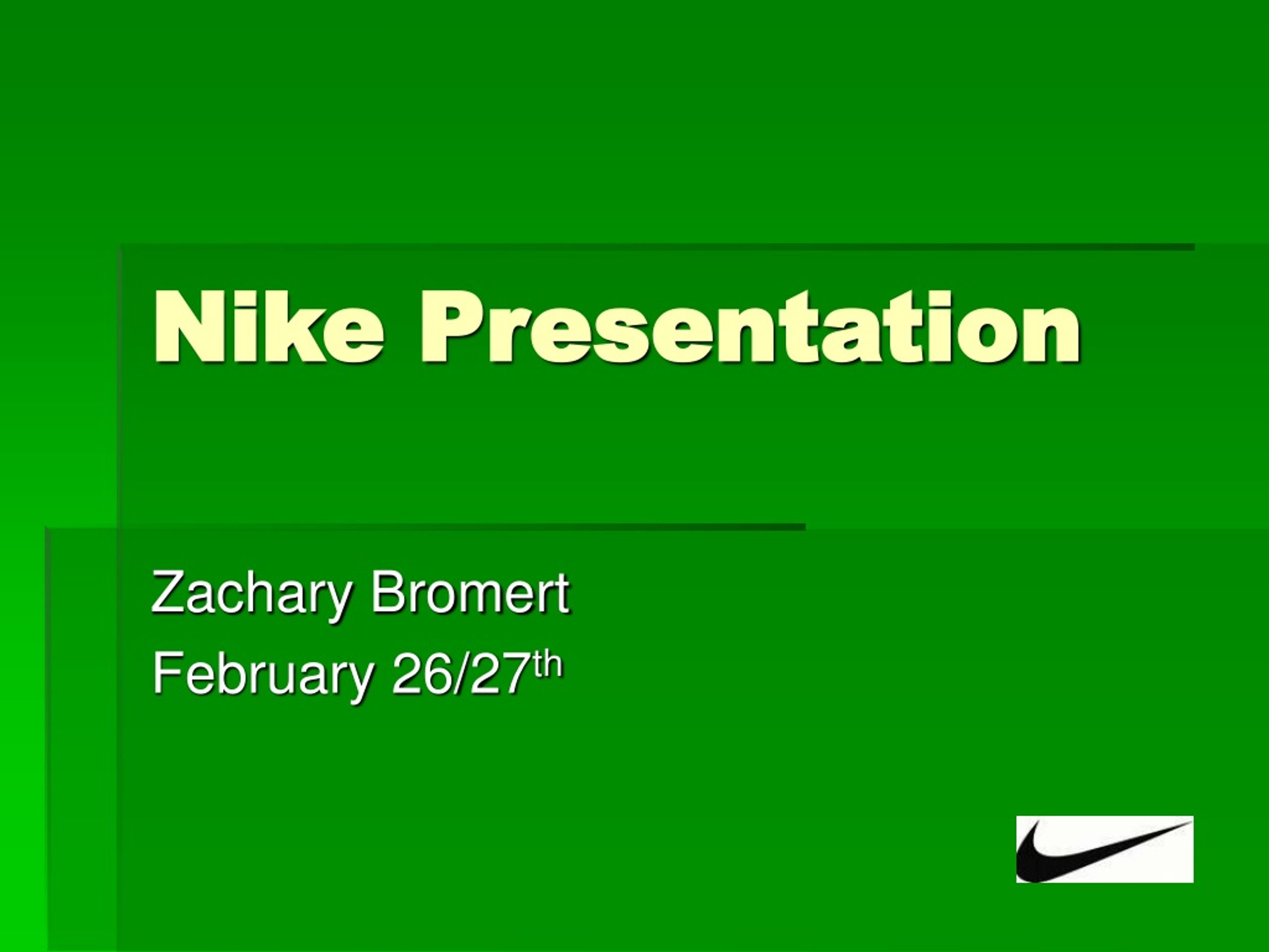 PPT - Inside Nike: Company Overview and Success Story PowerPoint ...