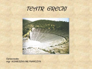 PPT - TEATR GRECKI PowerPoint Presentation, free download - ID:3796158