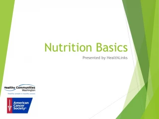 PPT - Nutrition Basics PowerPoint Presentation, free download - ID:6830880