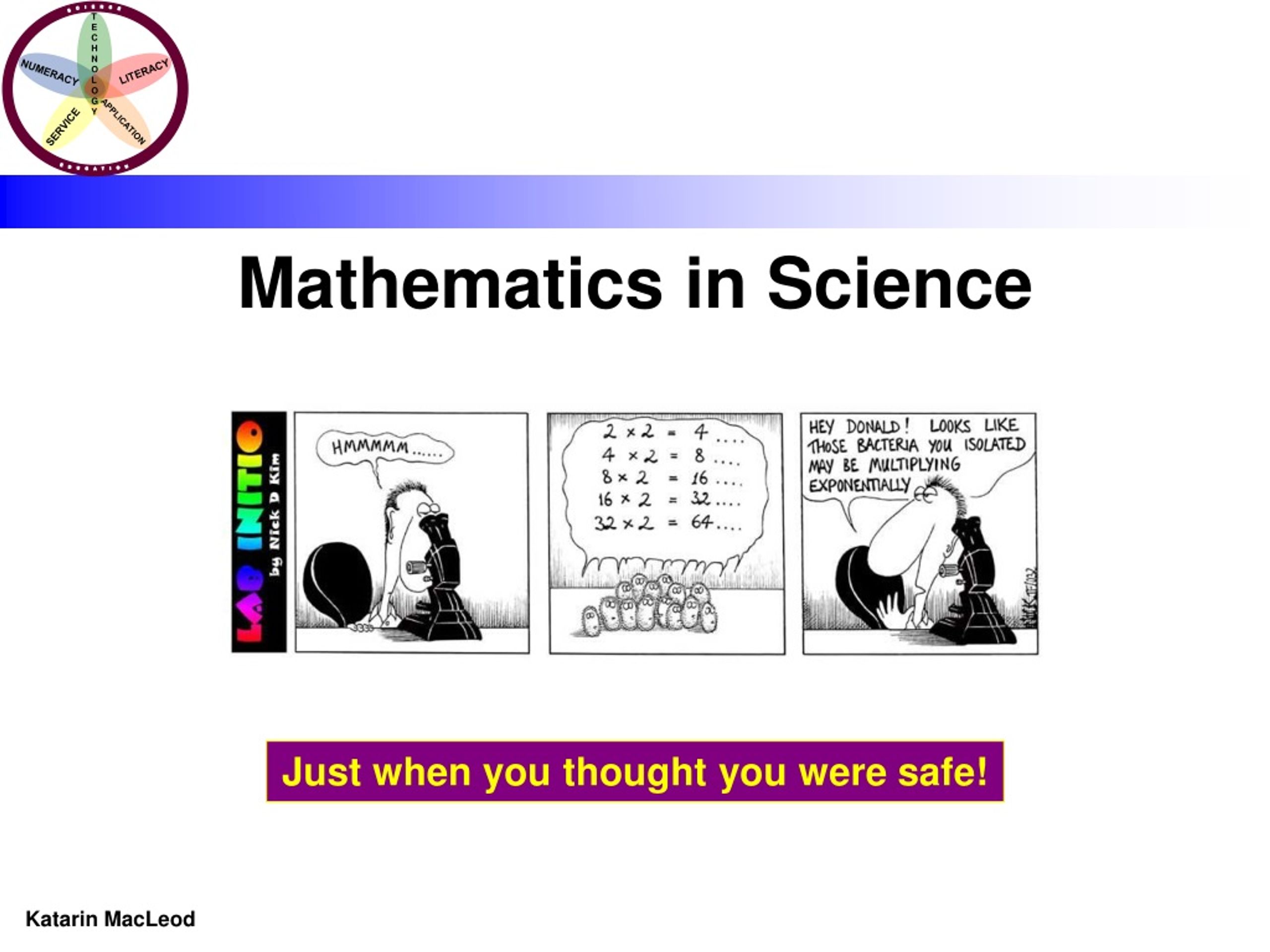PPT - Mathematics in Science PowerPoint Presentation, free download ...