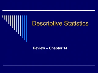 PPT - Descriptive Statistics PowerPoint Presentation, free download ...