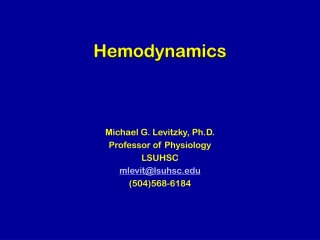 PPT - Hemodynamics PowerPoint Presentation, free download - ID:681590