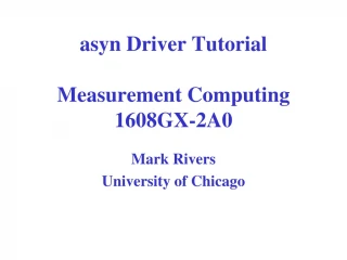 PPT - Example asyn driver Modbus PowerPoint Presentation, free download ...