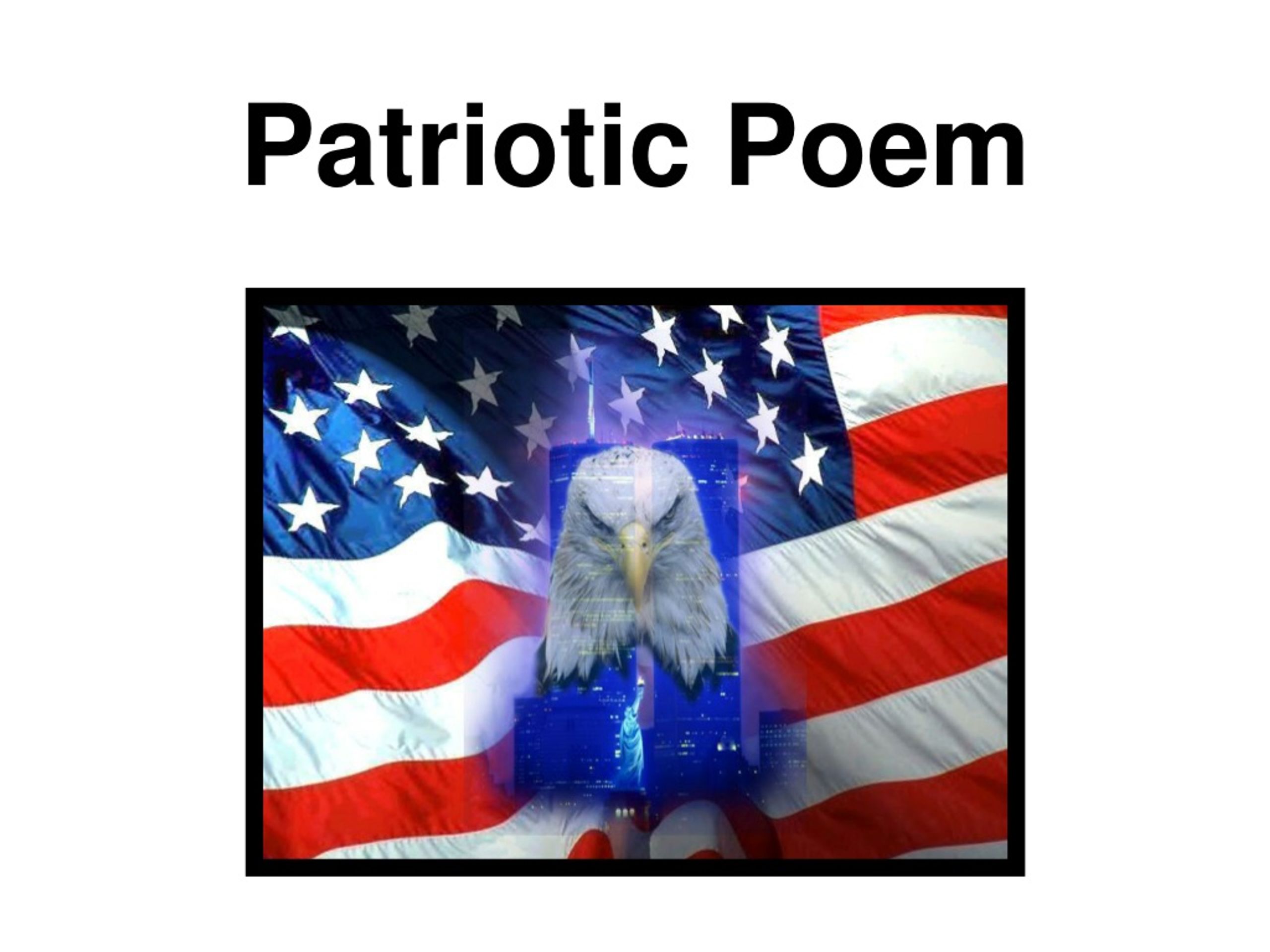 PPT - God Save The Flag - A Patriotic Poem by Oliver Wendell Holmes ...