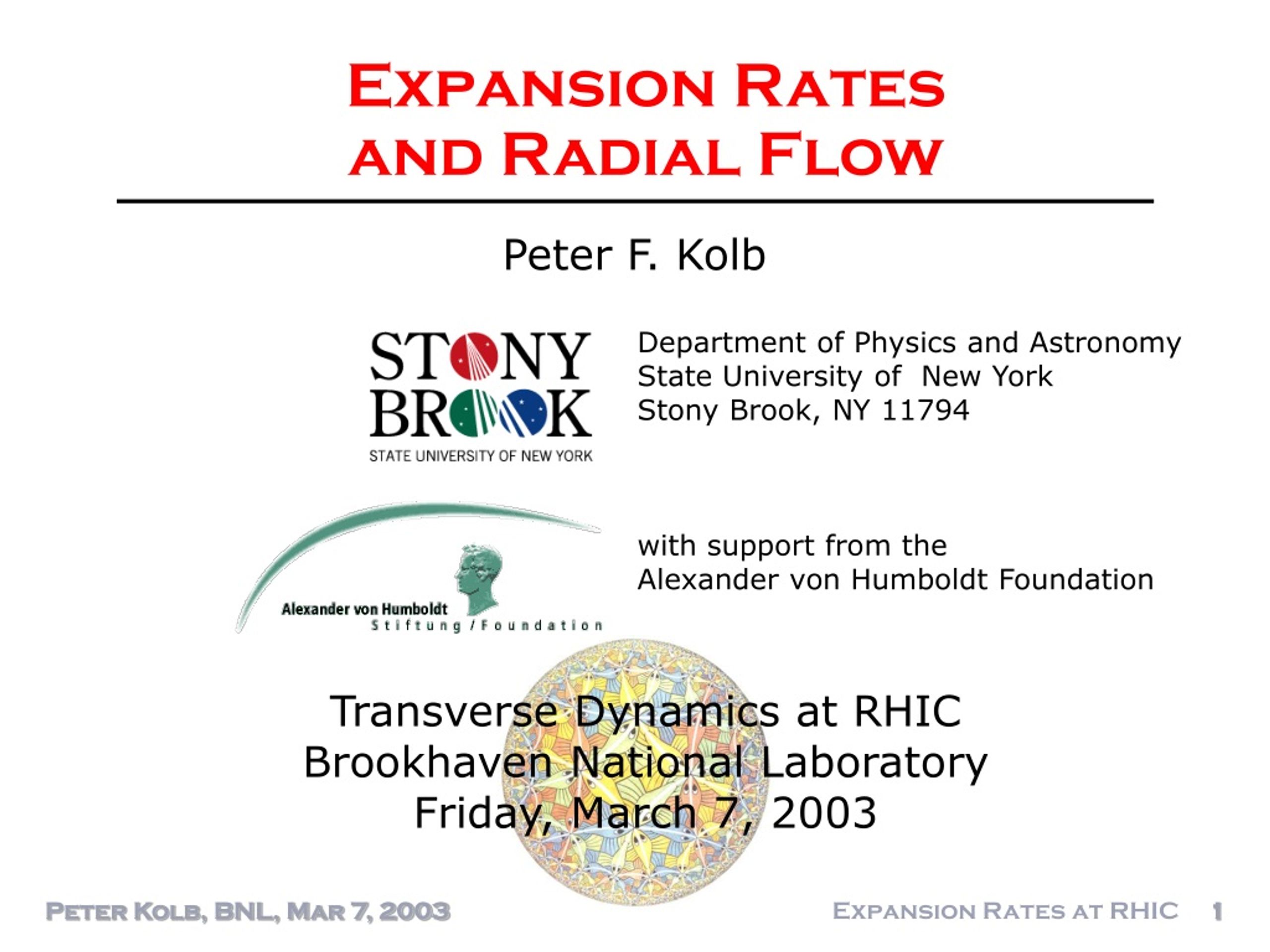 PPT - Expansion Rates and Radial Flow PowerPoint Presentation, free ...