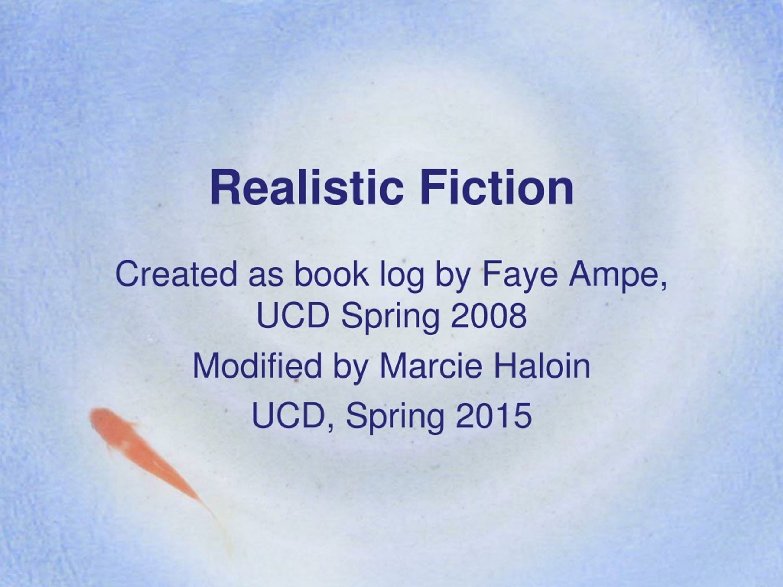 PPT - Realistic Fiction PowerPoint Presentation, free download - ID:9186062