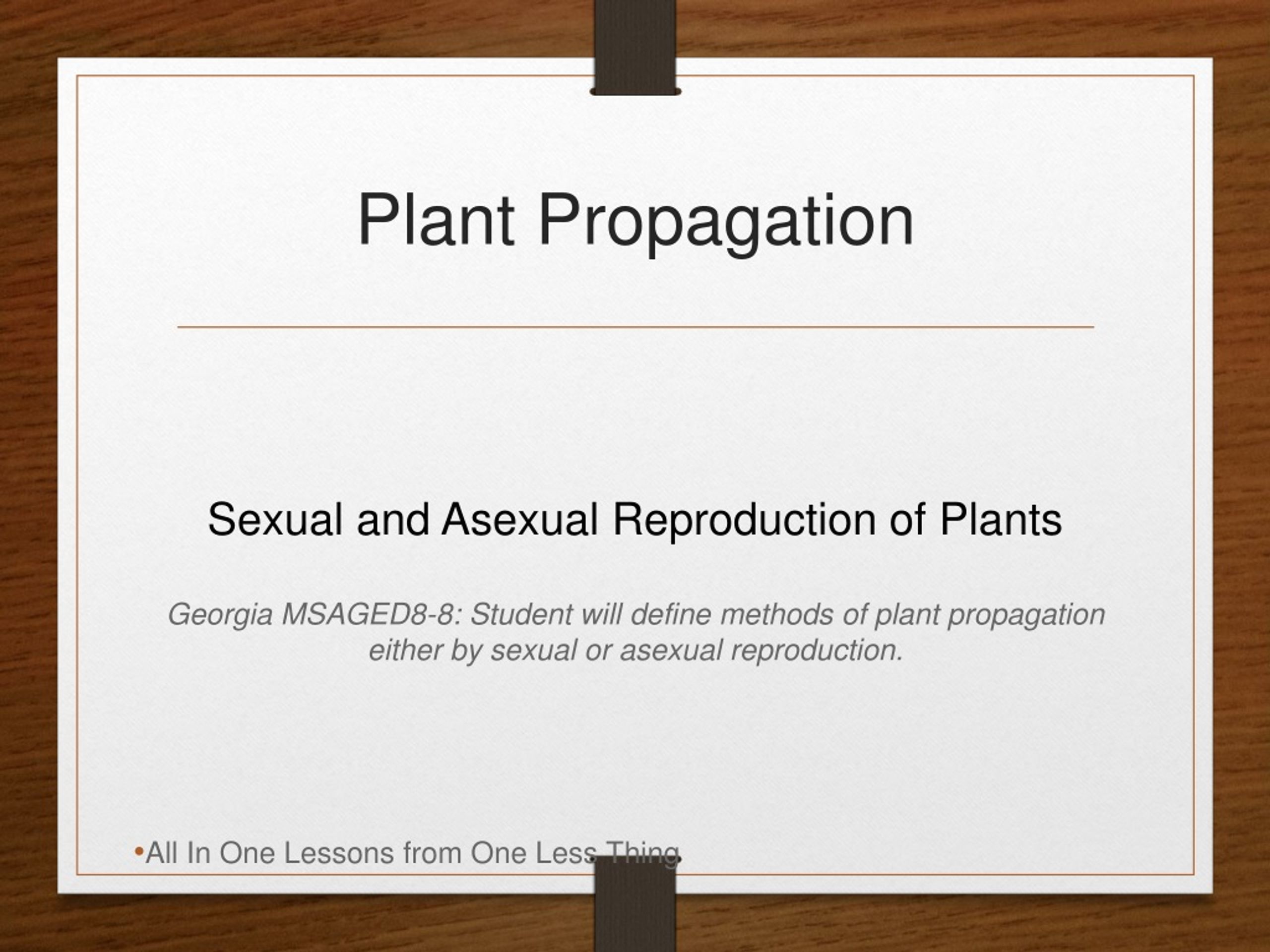 PPT - Plant Propagation PowerPoint Presentation, free download - ID:9188614