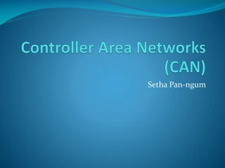 PPT - CAN Controller Area Network PowerPoint Presentation, free ...