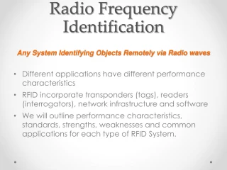 PPT - RADIO FREQUENCY IDENTIFICATION PowerPoint Presentation, free ...