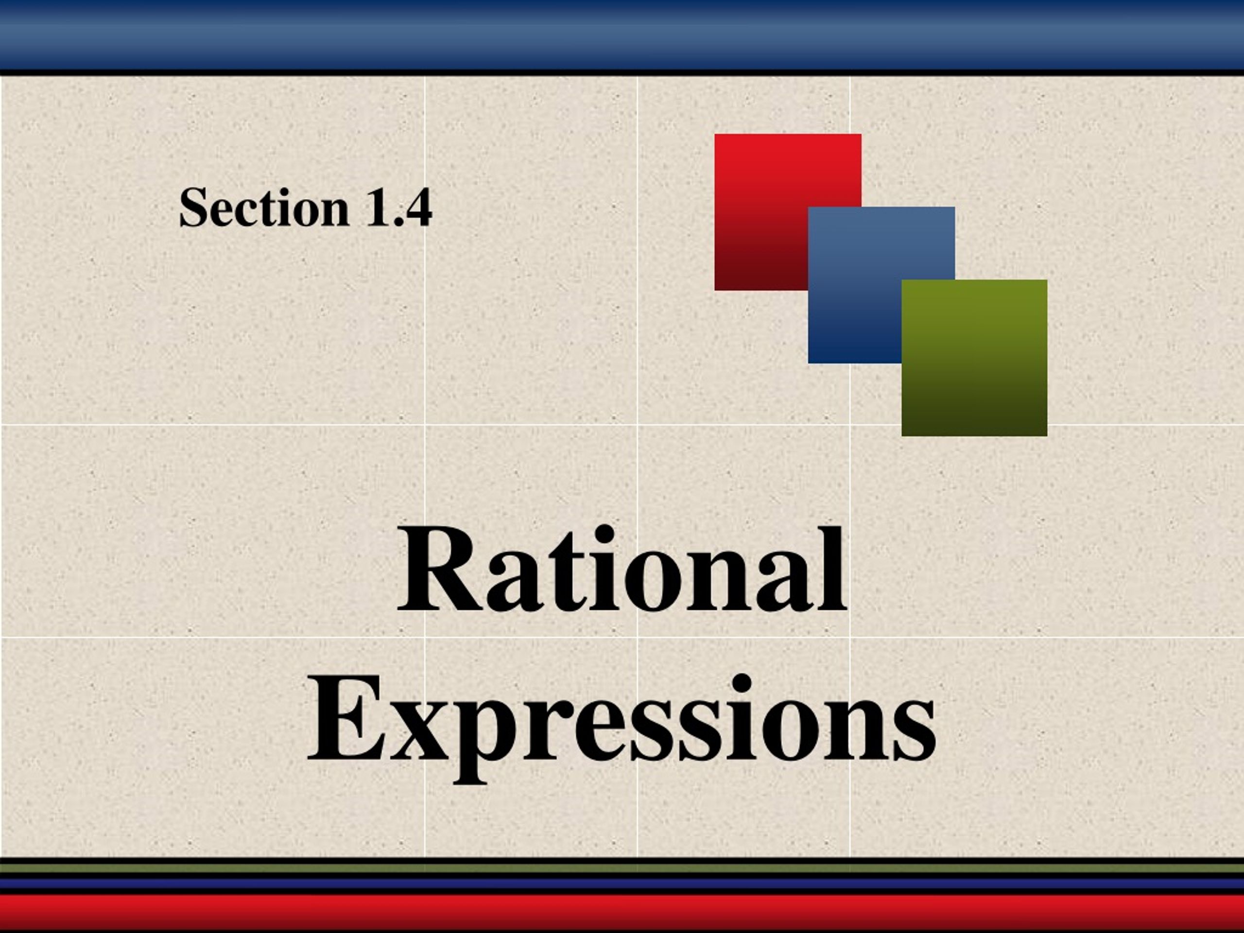 PPT - Mastering Rational Expressions - Fundamentals and Operations ...