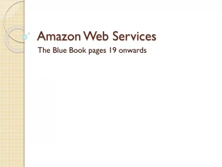 PPT - Amazon Web Services ( aws ) PowerPoint Presentation, free ...