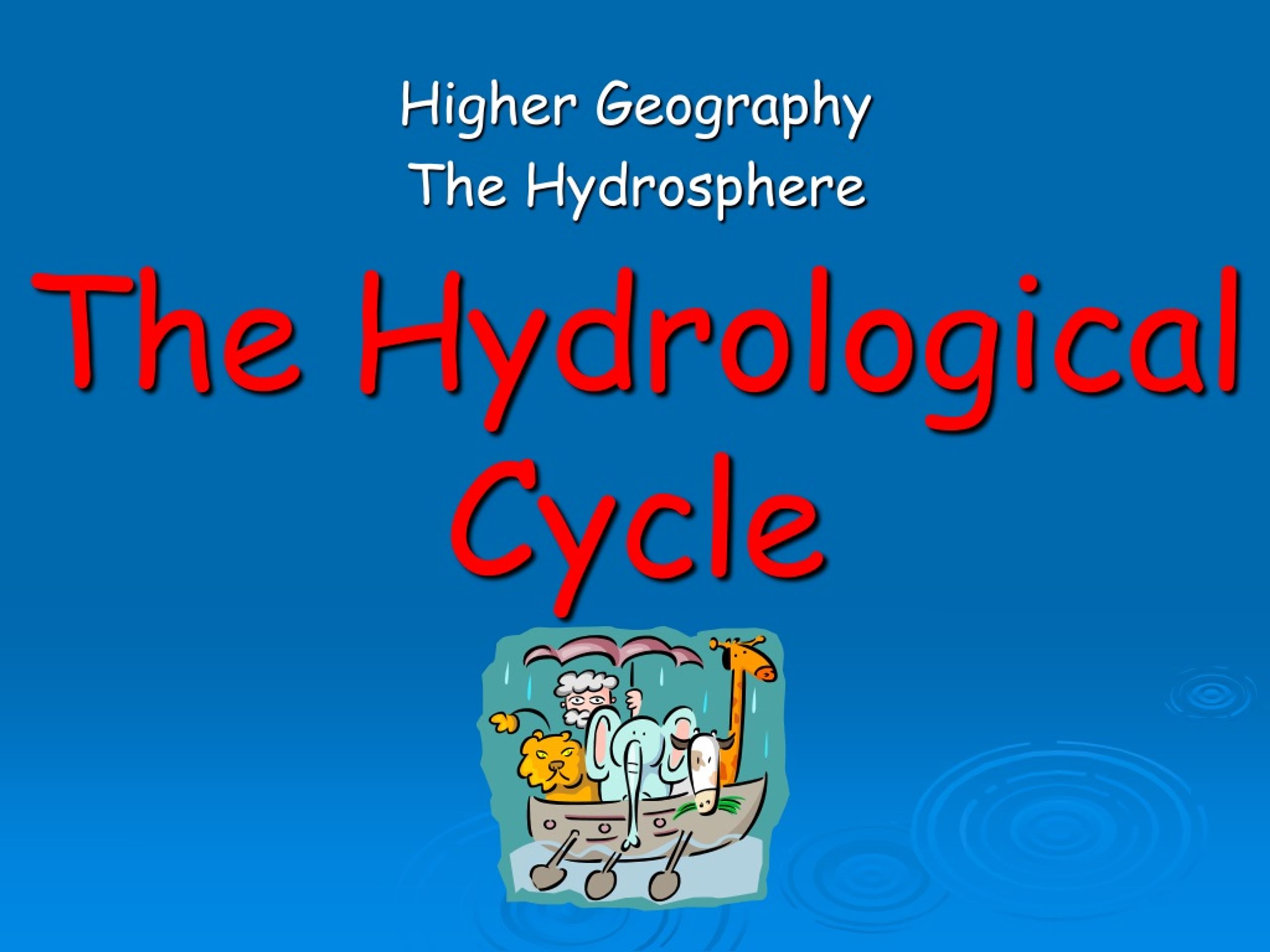PPT - The Hydrological Cycle PowerPoint Presentation, free download ...