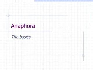 PPT - Anaphora PowerPoint Presentation, free download - ID:2867125