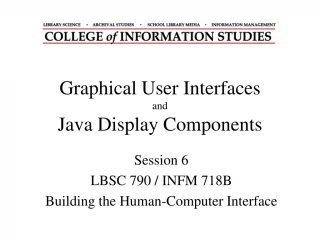 PPT - JAVA Components PowerPoint Presentation, free download - ID:2555519