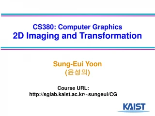 PPT - Introduction to 2D and 3D Computer Graphics Emphasizing both 2D ...