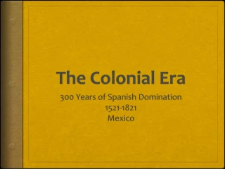PPT - Philippine Spanish Colonial Era PowerPoint Presentation, free ...