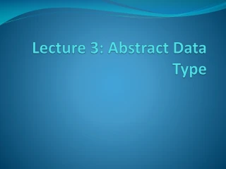 PPT - Abstract Data Type PowerPoint Presentation, free download - ID ...
