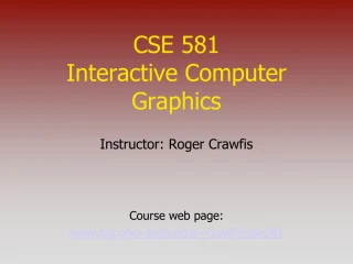 PPT - Interactive Computer Graphics PowerPoint Presentation, free ...