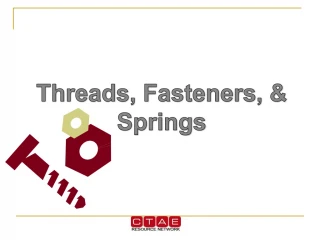PPT - Chapter 5 Threads and Fasteners PowerPoint Presentation, free ...
